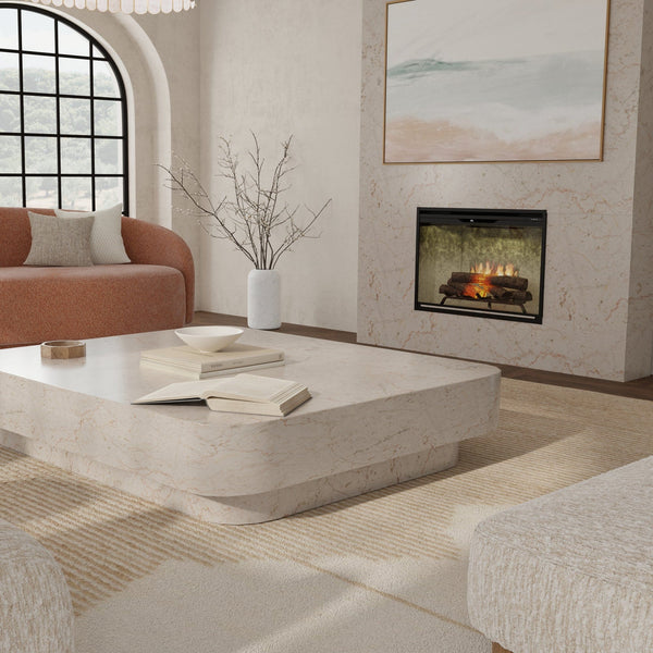 Dimplex 36-in Revillusion Built-In Electric Fireplace with Weathered C | Electric Fireplaces Direct