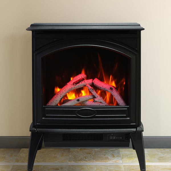Sierra Flame Lynwood E50 Cast Iron Freestanding Electric Stove ...
