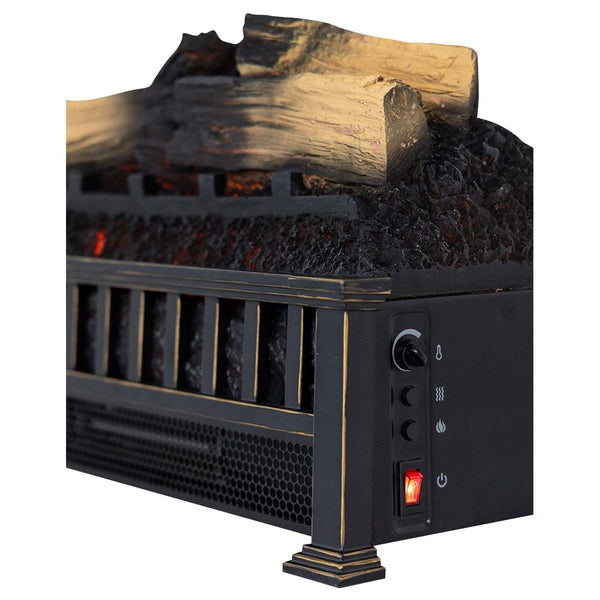 Country Living 20-in Electric Fireplace Log Set – Electric Fireplaces ...
