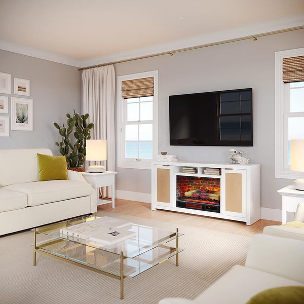 Inlet Cove 57-in Electric Fireplace TV Stand – Electric Fireplaces Direct