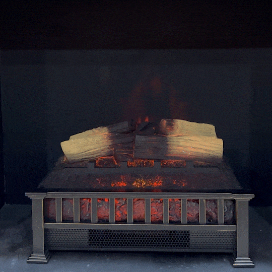 Country Living 20-in Electric Fireplace Log Set | Electric Fireplaces ...