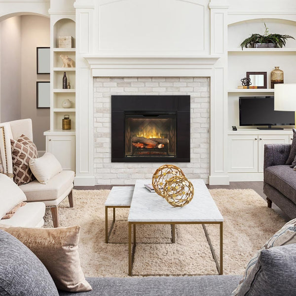 Dimplex 24-in Revillusion Herringbone Firebox & 36-in Trim | Electric ...