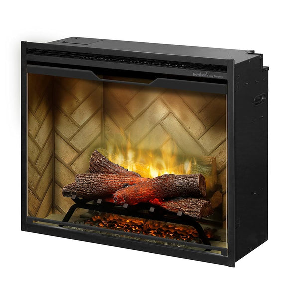 Dimplex 30" Revillusion Herringbone Firebox & 38" Trim | Electric ...