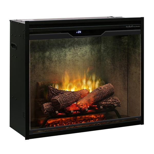 Dimplex 30" Revillusion Electric Firebox Weathered Concrete w/Glass Fr ...