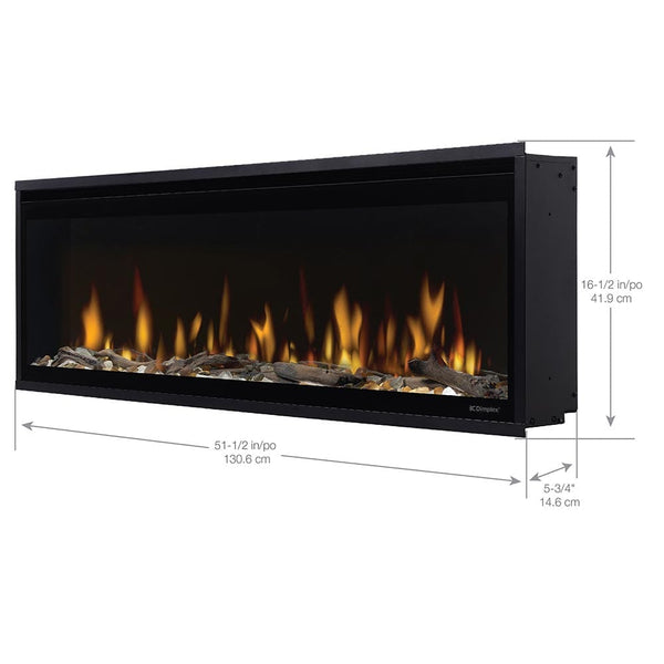 Dimplex Ignite Evolve 50-in Linear Electric Fireplace & Trim Kit ...