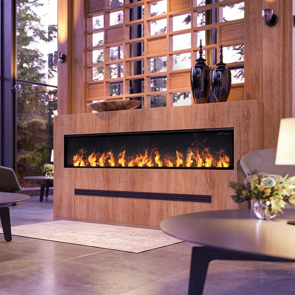 Dimplex Optimyst 86-in Linear Electric Fireplace | Electric Fireplaces ...