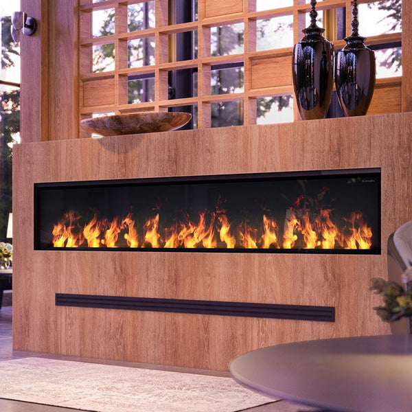 Dimplex Optimyst 86-in Linear Electric Fireplace | Electric Fireplaces ...