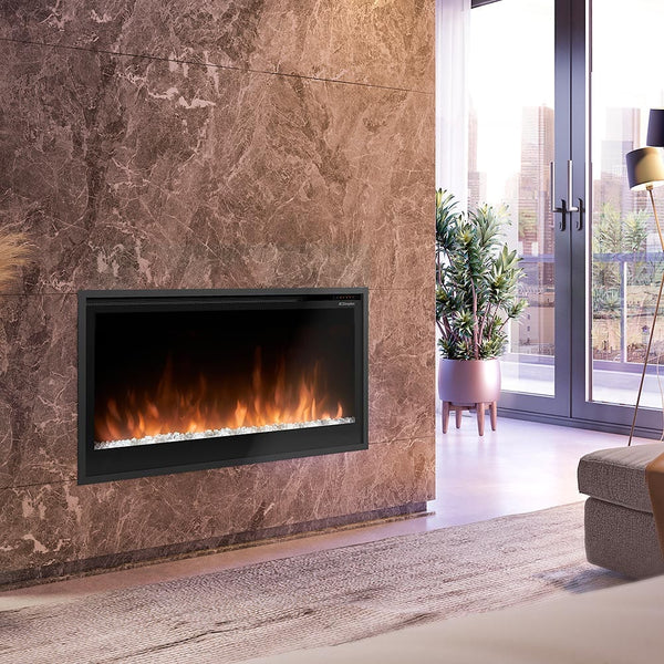 Dimplex 36-In Multi-Fire Slim Electric Fireplace | Electric Fireplaces ...