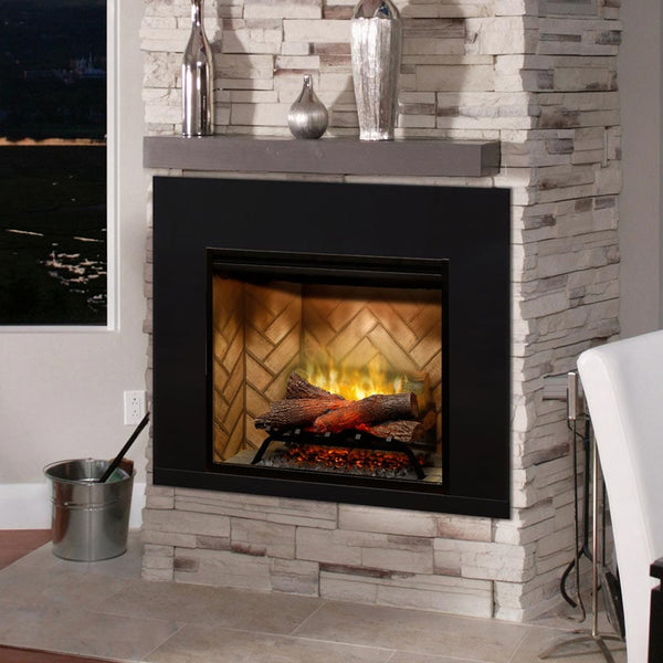 Dimplex 30" Revillusion Herringbone Firebox & 38" Trim | Electric ...