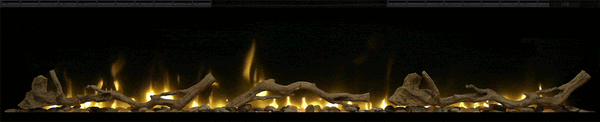 Dimplex IgniteXL 74-In Electric Fireplace w/ Driftwood Log Kit ...