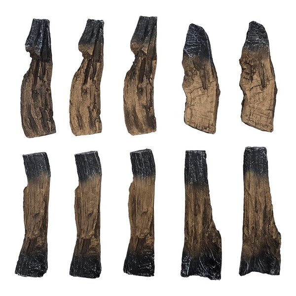 Modern Ember Rustic Log Accessory Kit for Aerus and Vibrance 60”-72” L ...