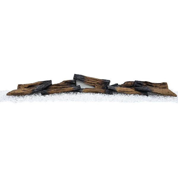 Modern Ember Rustic Log Accessory Kit for Aerus and Vibrance 60”-72” L ...