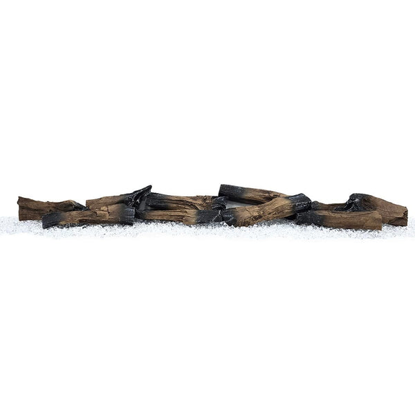 Modern Ember Rustic Log Accessory Kit for Modern Ember Skyline 50"-60 ...