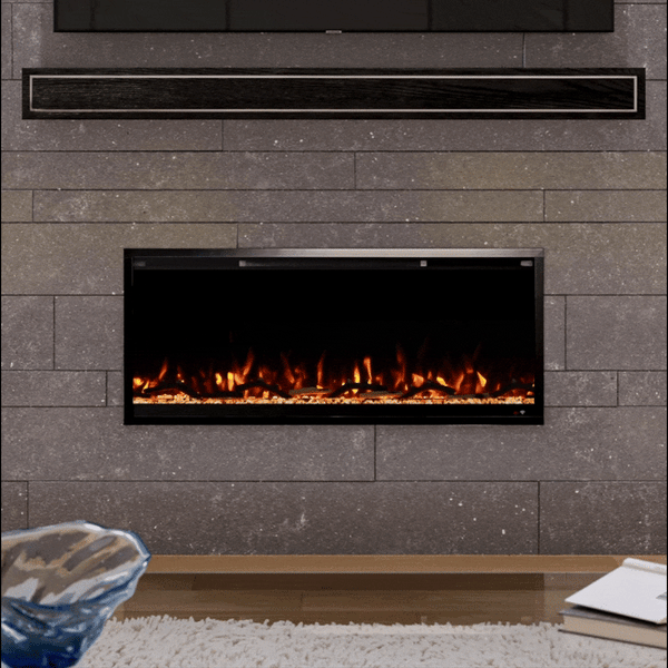 Modern Ember Aerus Slim 42-in Smart Linear Electric Fireplace ...