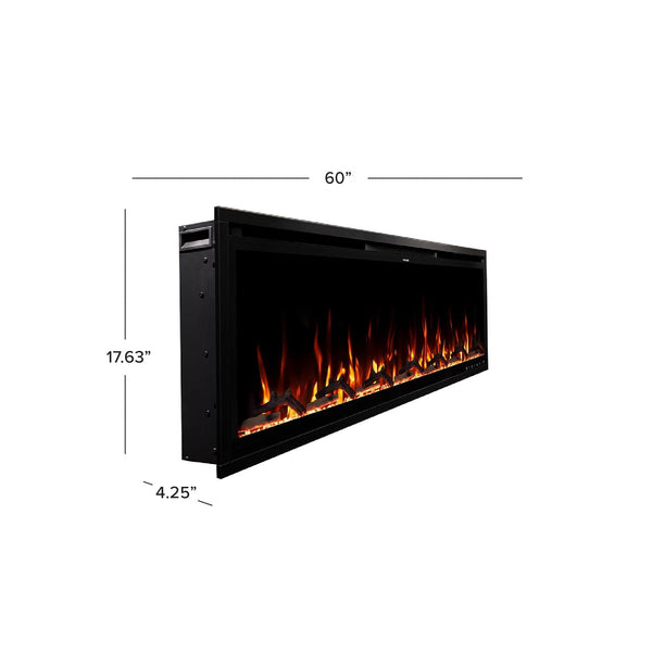 Modern Ember Aerus Slim 60-in Smart Linear Electric Fireplace ...