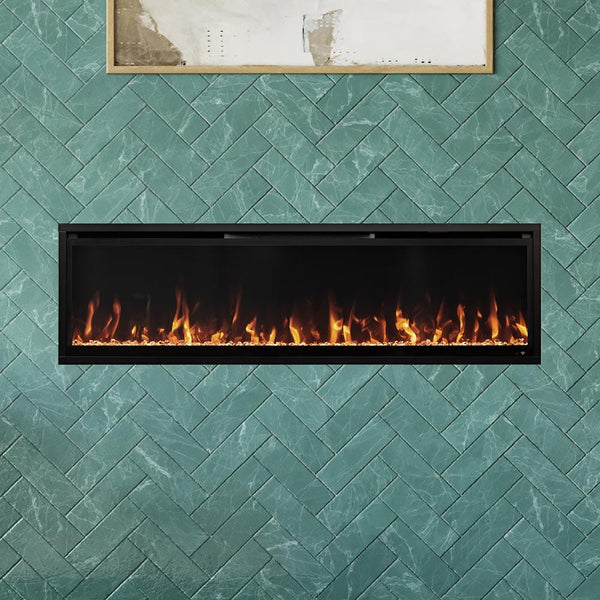 Modern Ember Aerus Slim 60-in Smart Linear Electric Fireplace ...