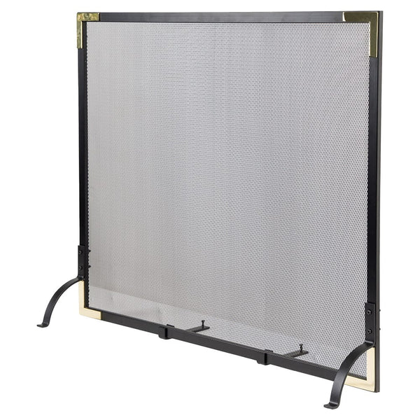 Modern Ember Cecilia Single Panel Fireplace Screen | Electric ...