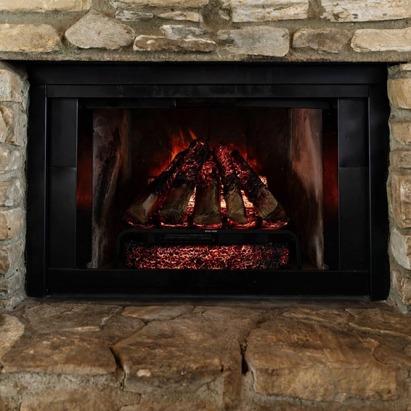 Modern Ember 25-in Free Stack Electric Log Set | Electric Fireplaces Direct