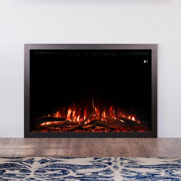 Modern Ember 44-in Highmark Traditional Built-In Electric Fireplace ...