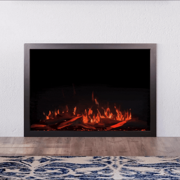 Modern Ember 44-in Highmark Traditional Built-In Electric Fireplace ...