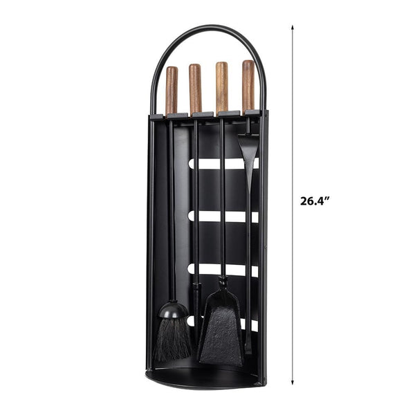 Modern Ember Noah 5 Piece Fireplace Tool Set – Electric Fireplaces Direct