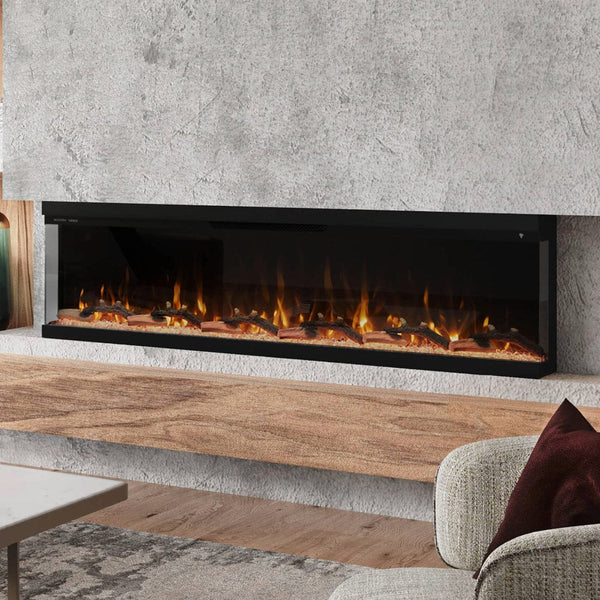 Modern Ember Skyline 72-in Multi-Sided Smart Electric Fireplace ...