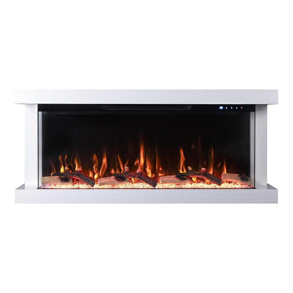 Modern Ember Skyline 50-in Floating Wall Mount Electric Fireplace ...