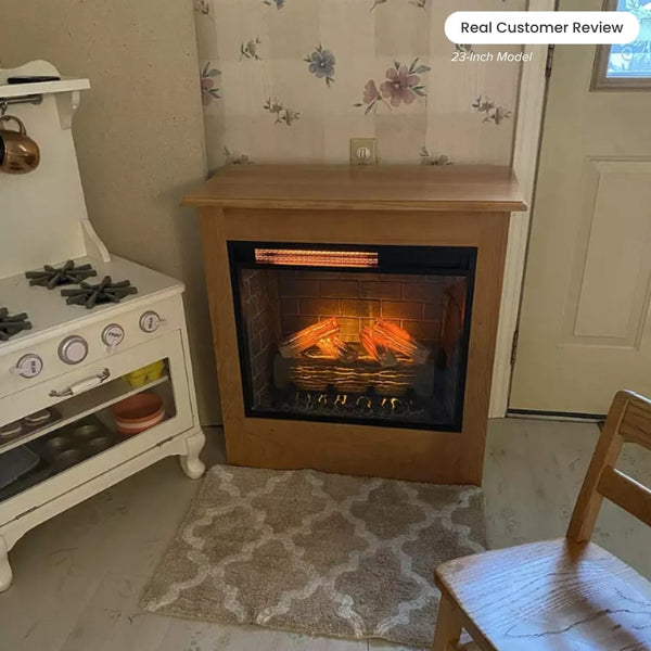 Modern Ember Uptown 23-In Smart Electric Insert | Electric Fireplaces ...