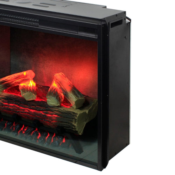 Modern Ember Uptown 28-In Smart Electric Fireplace Insert Concrete ...