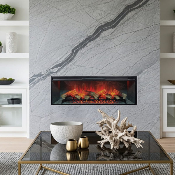 Modern Ember Uptown 42-In Smart Electric Fireplace Insert | Electric ...