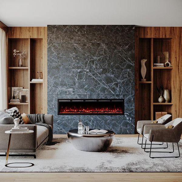 Modern Ember Vibrance 72-in Smart Linear Electric Fireplace – Electric ...