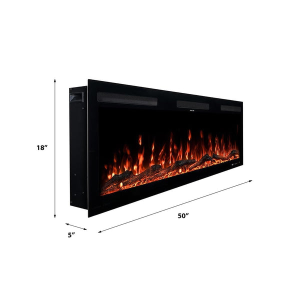 Modern Ember Vibrance 50-in Smart Linear Electric Fireplace | Electric ...