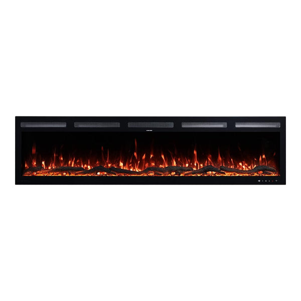 Modern Ember Vibrance 72-in Smart Linear Electric Fireplace | Electric ...
