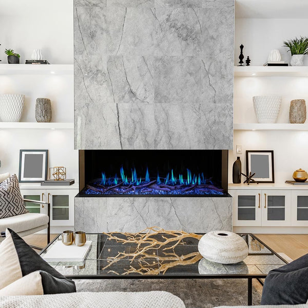 Modern Flames Orion 76-in Multi Heliovision Linear Electric Fireplace ...