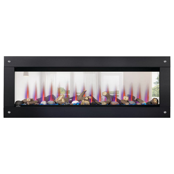 Napoleon 50-In CLEARion ELITE See-Thru Electric Fireplace w/ Decorativ ...