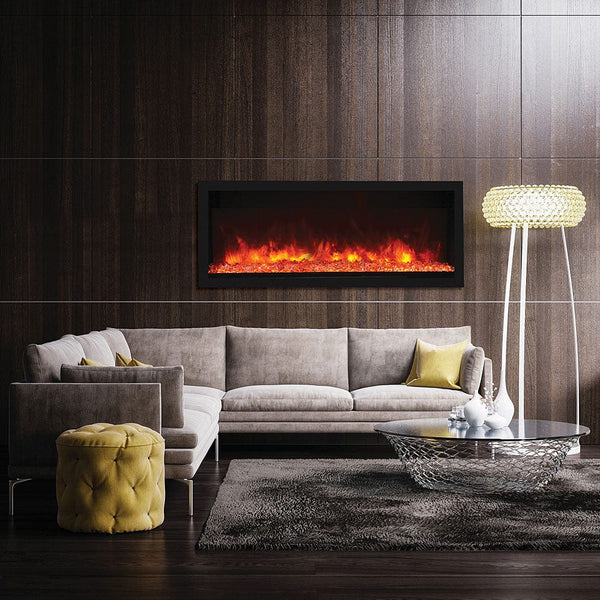 Remii 55-In Extra Tall Deep Built-In Electric Fireplace | Electric ...