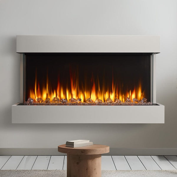 SimpliFire Triton 50-Inch Multi-View Smart Electric Fireplace ...