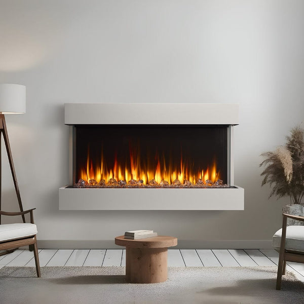 SimpliFire Triton 50-Inch Multi-View Smart Electric Fireplace ...