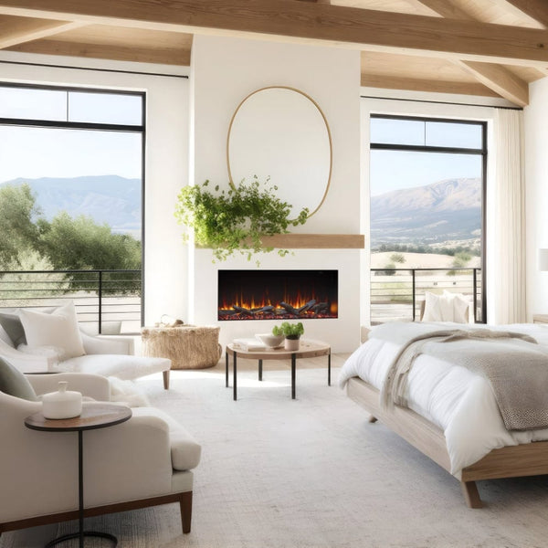 SimpliFire Triton 50-Inch Multi-View Smart Electric Fireplace ...