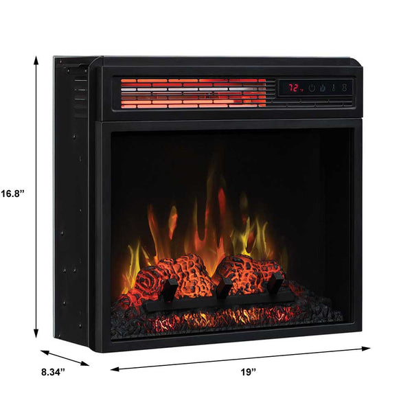 ClassicFlame 18-In SpectraFire Infrared Electric Fireplace Insert ...