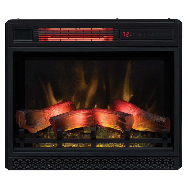 ClassicFlame 23-in 3D Spectrafire Plus Infrared Electric Fireplace Ins ...