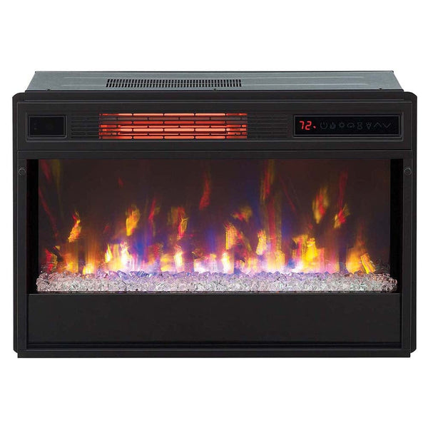 ClassicFlame 26-In 3D SpectraFire Plus Infrared Fireplace Insert w/ Gl ...