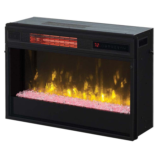 ClassicFlame 26-In 3D SpectraFire Plus Infrared Fireplace Insert w/ Gl ...