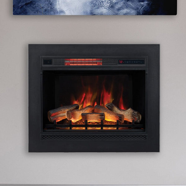 ClassicFlame 28-In 3D SpectraFire Plus Infrared Electric Fireplace Ins ...