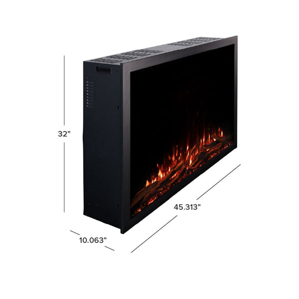 Modern Ember 44-in Highmark Traditional Built-In Electric Fireplace ...