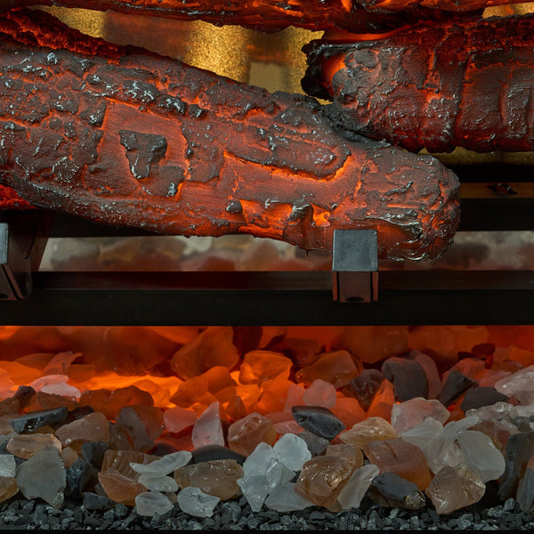 Dimplex 36-in Revillusion Built-In Electric Fireplace with Weathered C ...