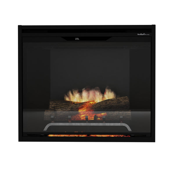 Dimplex 30-in Revillusion Built-In Electric Fireplace with Black Backg ...