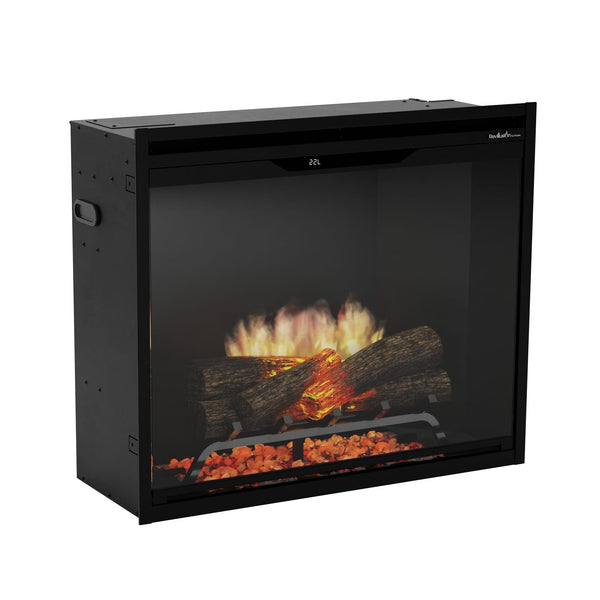 Dimplex 30-in Revillusion Built-In Electric Fireplace with Black Backg ...