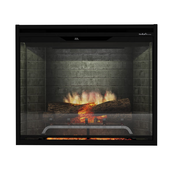 Dimplex 30-in Revillusion Built-In Electric Fireplace with Neutral Bri ...