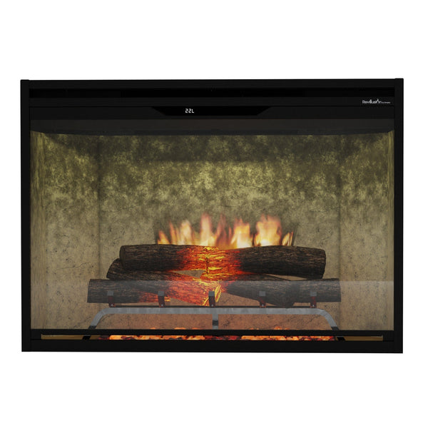 Dimplex 36-in Revillusion Built-In Electric Fireplace with Weathered C ...